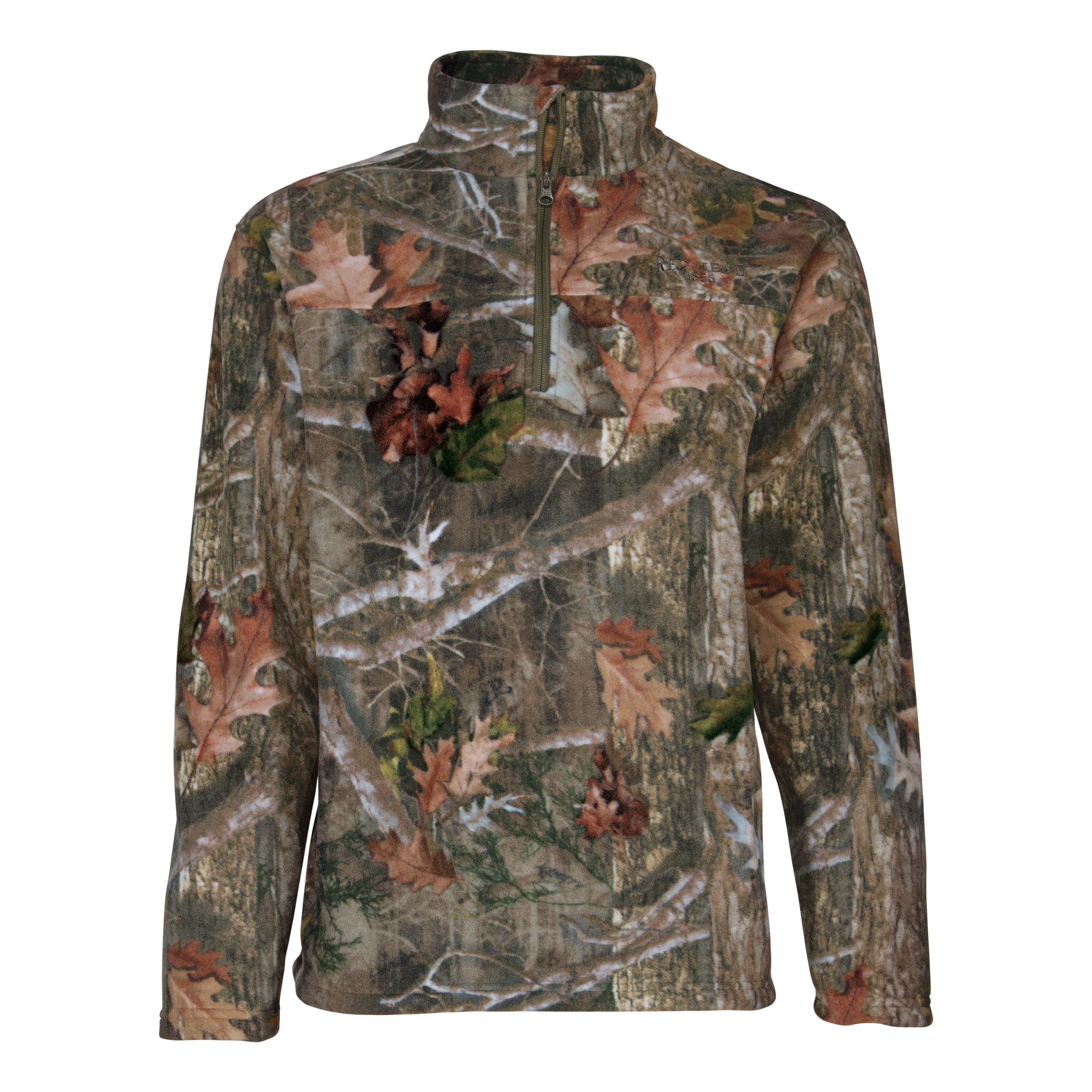 RedHead Fleece Quarter-Zip Long-Sleeve Pullover for Men - TrueTimber ...
